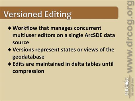 Ppt Implementing Versioned Editing In Arcgis Sde Powerpoint