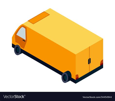 Isometric Logistics Transportation Isometric Vector Image