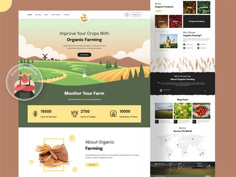 Responsive Farming Web Design Uiux By Utkarsh Kumar On Dribbble