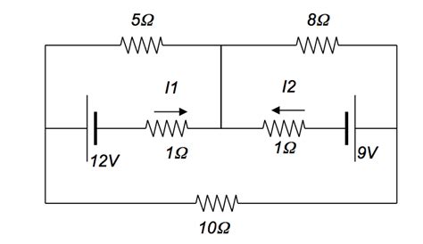 Find Currents I1 And I2 In A 3 Loop 2 Battery Circuit Physics Forums