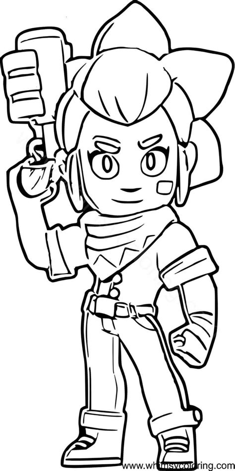 20 Brawl Stars Coloring Pages Printable Whimsy Coloring