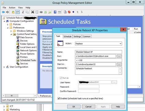 Solved GPO Scheduled Task Tab Run As Grayed Out Experts Exchange