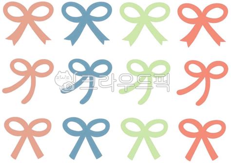 리본 귀여운리본 미니리본 작은리본 Ribbon 사진이미지일러스트캘리그라피 Dmsgud6696작가