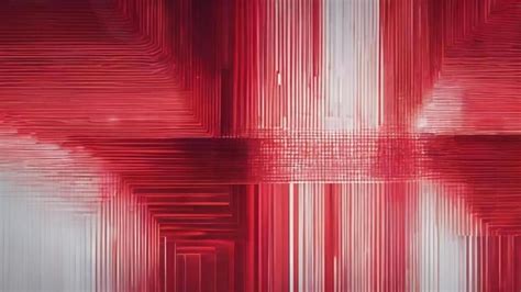 premium ai image abstract composition of red waveforms against a