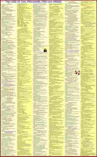 code of civil procedure cpc chart at best price in delhi vidya