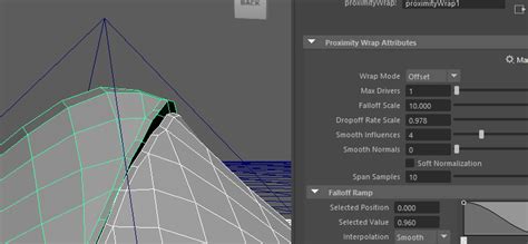 border vertices are not deforming properly with proximity wrap