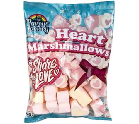 Flavour Factory Sweet Mallow Hearts 90g Pouch 3 X 90 G Makro