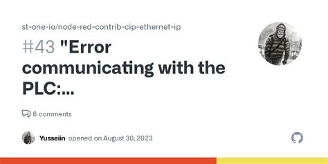 Error Communicating With The Plc Generalstatuscode1