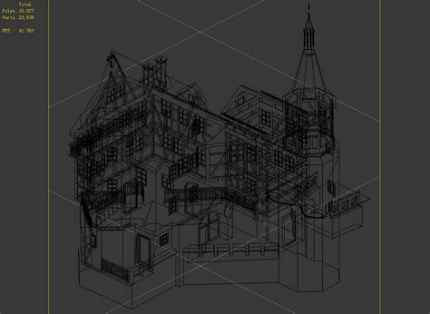 Artstation Heterogeneous Architecture Building 04 Game Assets