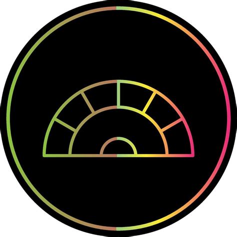 Protractor Line Gradient Due Color Icon 39263155 Vector Art At Vecteezy