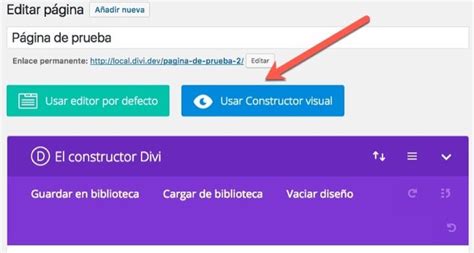 Tutorial del Constructor Visual de Divi Cómo Hacer Una Página