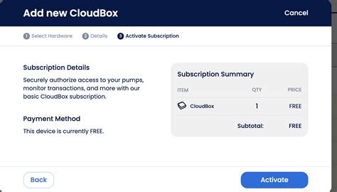 Cloudbox Configuration FuelCloud