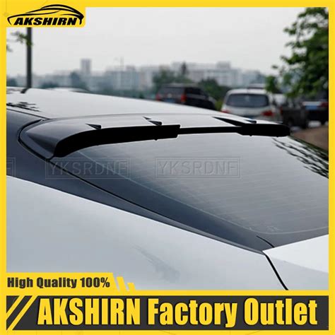 도요타 캠리 스포일러 2018 Abs 플라스틱 블랙 컬러 후면 부팅 트렁크 윙 지붕 자동차 액세서리에 대 티몬