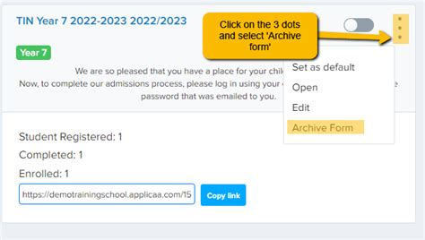How To Archive Form And Request Permanent Deletion If Required