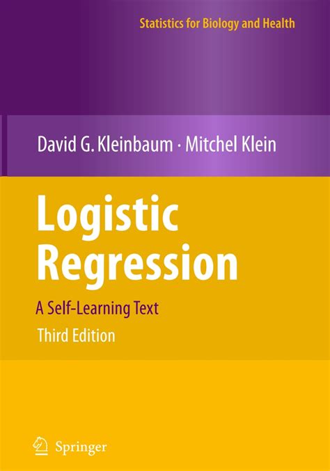 Logistic Regression A Self Learning Text 3rd Edition Premiumjs Store