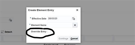 How To Override Element Entry Value By Hdl — Cloud Customer Connect