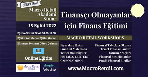 Serkan Çakır Linkedin‘de Finansçı Olmayanlar Için Finans Eğitimi