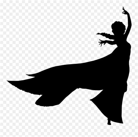 Elsa Anna Olaf Silhouette Kristoff Disney Elsa Silhouette Clipart