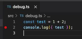 VSCodeでTypescriptのデバッグを体験してみる