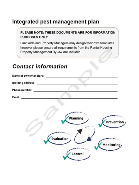 Fillable Online Sample Ipm Program Please Review And Place Your District Fax Email Print
