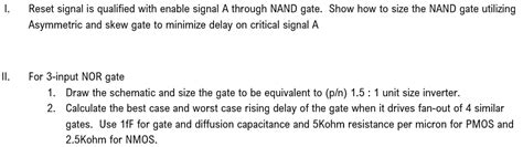 I Reset Signal Is Qualified With Enable Signal A Chegg
