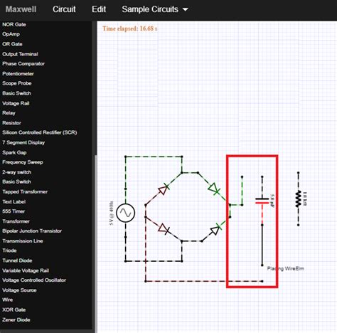 Power Supply Capacitor Filter Filtering The Pulsating DC Output Of A Power Supply After