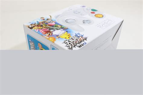 Official Nintendo Gamecube Controller Super Smash Bros White Boxed T3