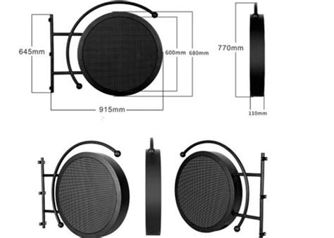 Indoor Circular Led Display Modules P3 To P6 Quality
