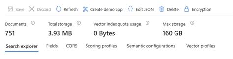 Modifycreate New Azure Ai Search Index With Import And Vectorize Data
