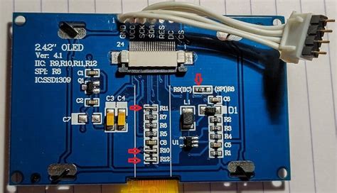 راه اندازی نمایشگر 2 42 OLED اینچ با درایور SSD1309 فونت فارسی