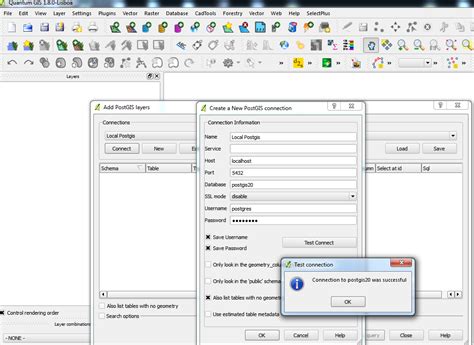 Qgis What Does The Service Box In The Postgis Connection Dialog