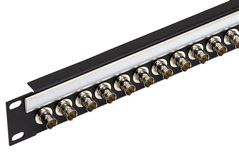 Bnc Coaxial Bulkhead Patch Panel 1x24 1 Ru
