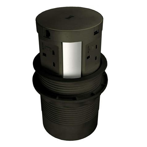 Black Pop Up Power Module New Office Accessories ORS