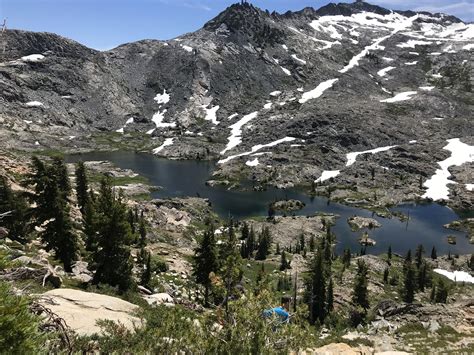 Island Lake Desolation Wilderness California Us Taken From 8700