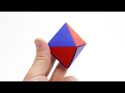Free Video Origami Octahedron Deltahedron From Origami With Jo Nakashima Class Central