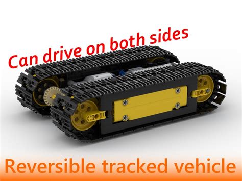 Lego Moc Rc Reversible Tracked Vehicle By Mic8per Rebrickable Build