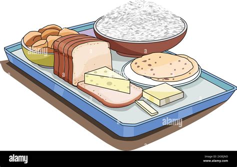 Balanced Diet Vector Illustration Stock Vector Image And Art Alamy