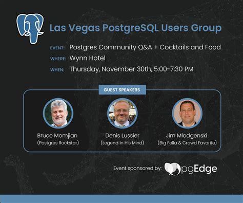 David Mitchell On Linkedin Pgedge Postgresql Postgresql