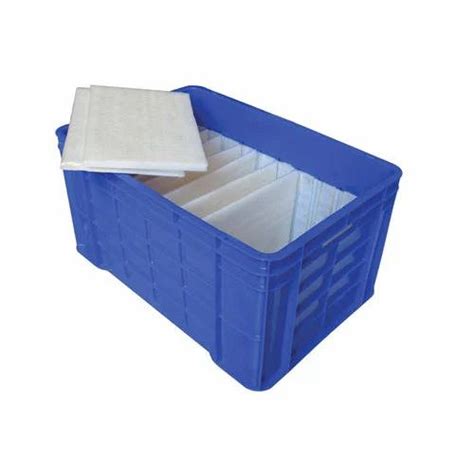 Aristo Blue Plastic Rectangular Fabrication Crates For Shop Capacity 30 Kg At ₹ 500 Piece In Vapi