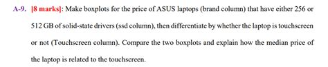 Solved B 4 6 Marks Handling Nan Values Drop All Columns