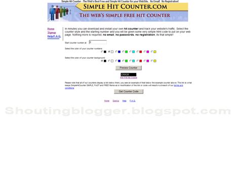 Top Ten Free Website Hit Counter How To Blog