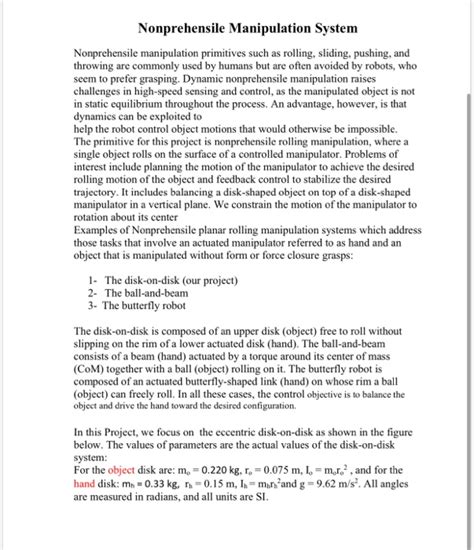 The Final Project Technical Report Format And