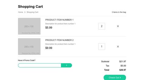 Vuejs Shopping Cart