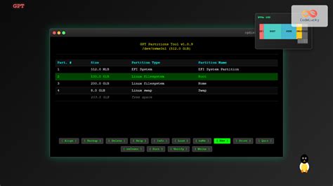 Cfdisk Command Linux Complete Guide To Curses Based Partition Management Codelucky