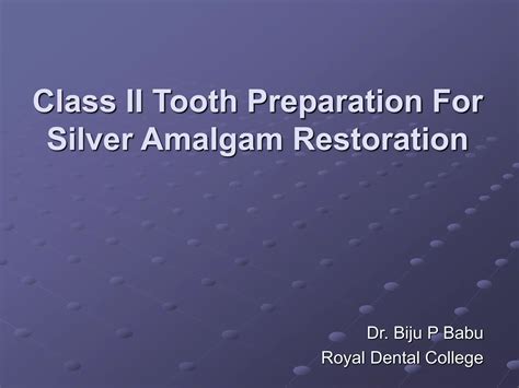 Tooth Prep For Saf Ppt