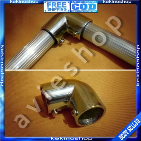 Jual Sambungan Siku Rel Rell Rail Batang Gorden Rollet Shopee Indonesia
