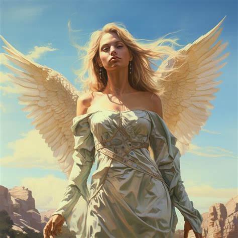 Premium Ai Image Angel Country