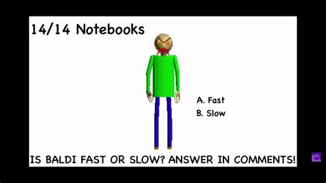 Baldi Slap Most Fast Youtube