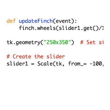 Python Lesson Graphics With Finch BirdBrain Technologies