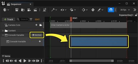 Cinematic Console Variable Track In Unreal Engine Unreal Engine 55